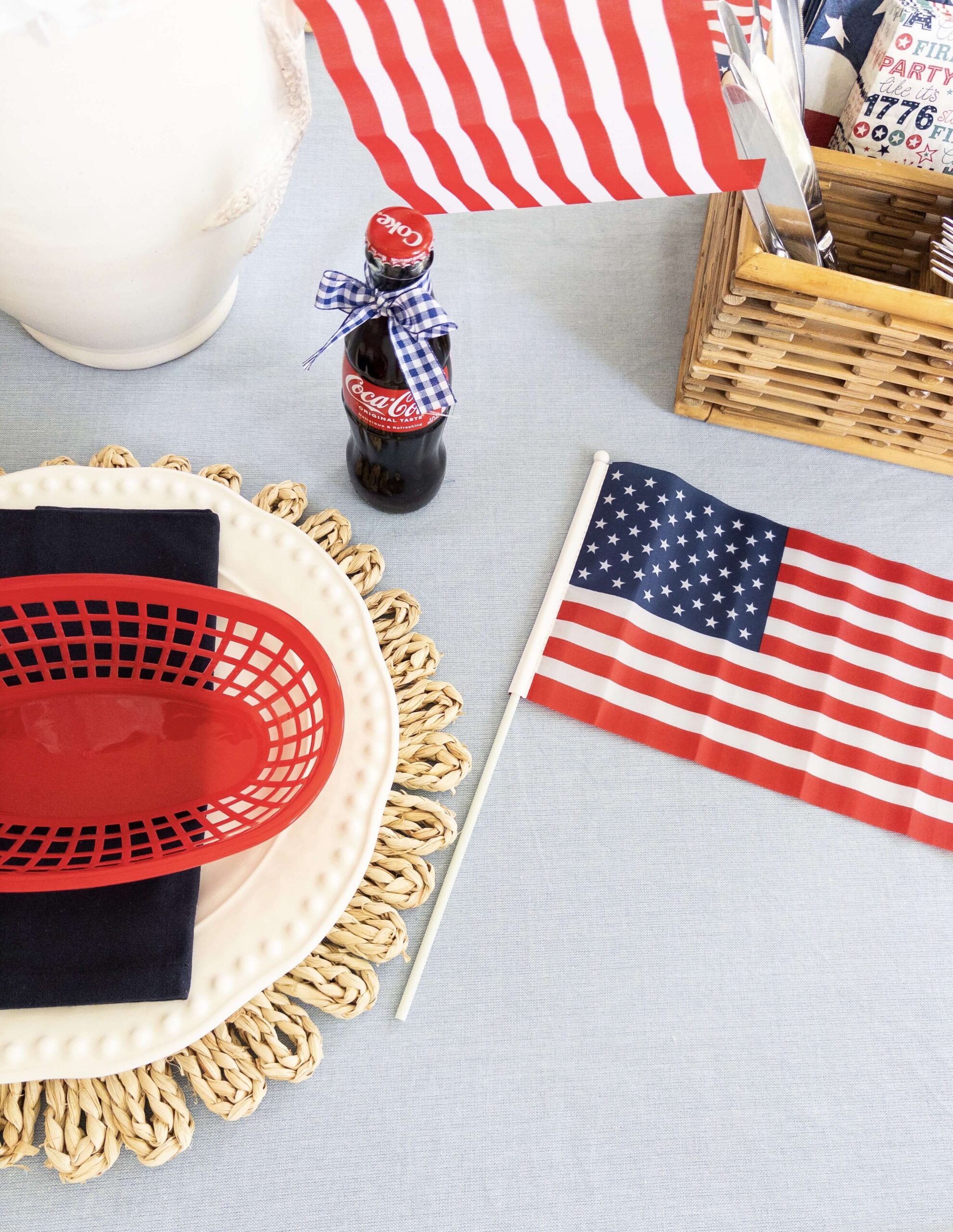 A Festive 4th of July Tablescape to Celebrate Summer - Simply Ashley Elaine