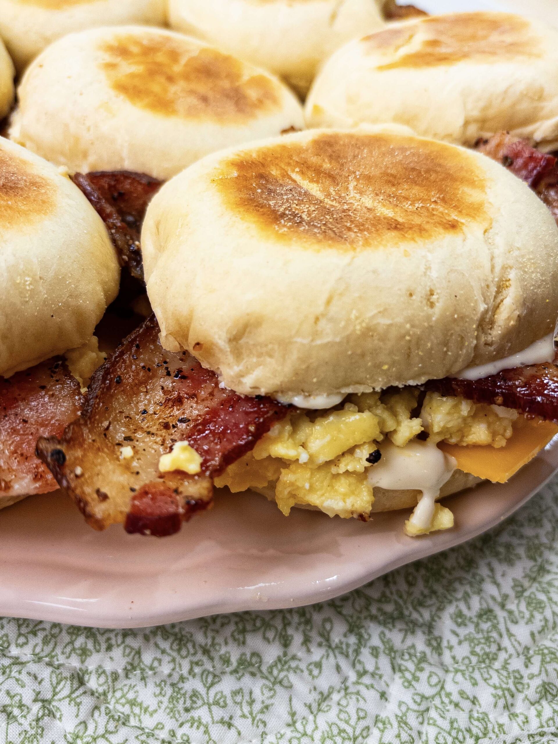Homemade Breakfast Sandwich with Black Pepper Bacon & Garlic Aioli ...