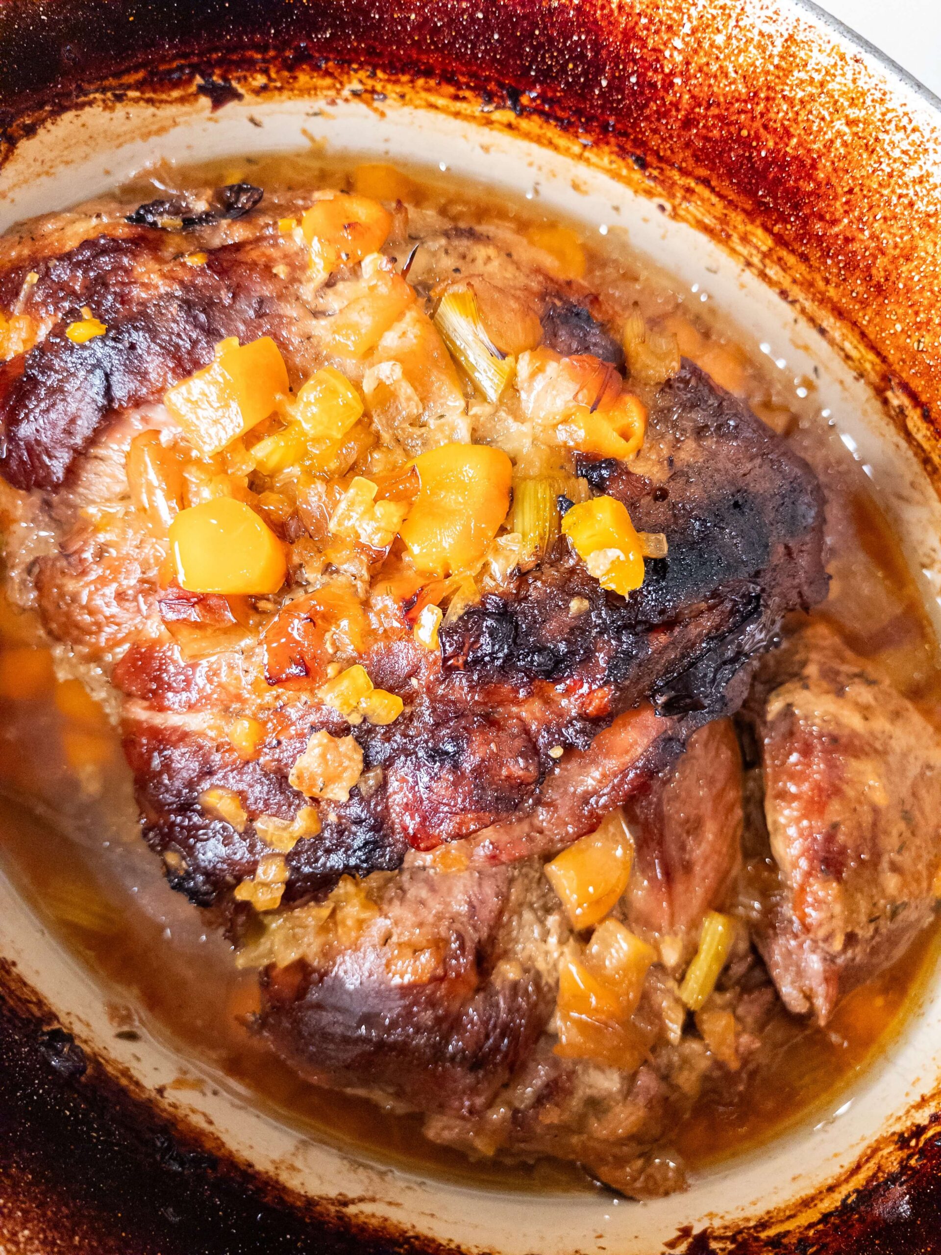 Apple Cider Braised Pork Shoulder - Simply Ashley Elaine